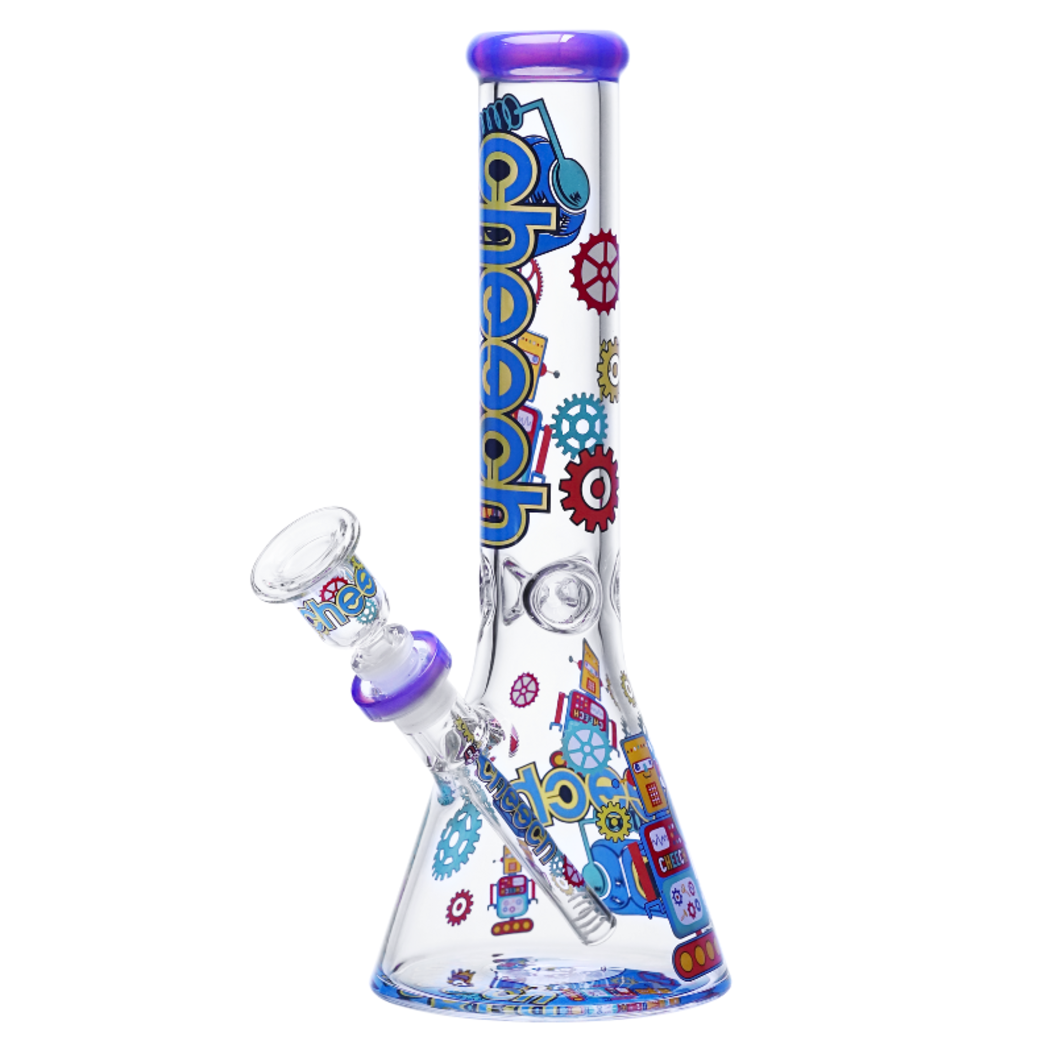 Cheech - 14" 7mm Robo Gears Beaker(CHE-389) – Beast Vape
